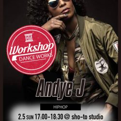 Andye J SPECIAL WORKSHOP ※2/5開催 | 東京の渋谷ダンススタジオならDANCEWORKS